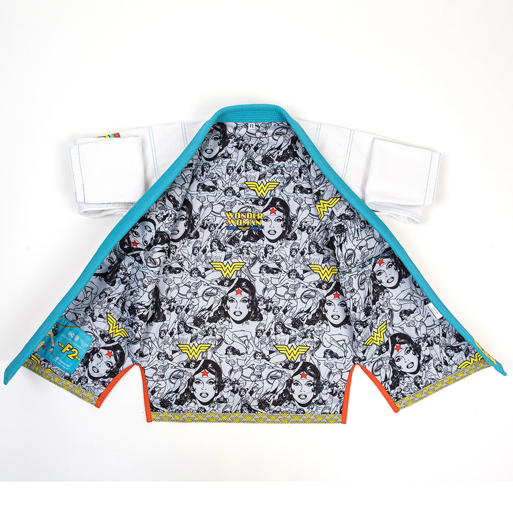 Fusion Fight Gear Wonder Woman Women’s BJJ Gi White (Issue #21)